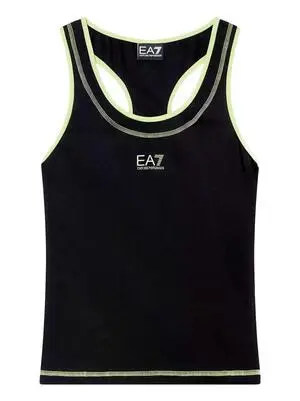EA7 Racer-back Tank Top - Black