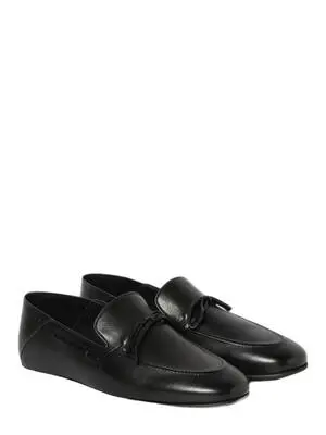 BALLY Bally Bow-Detail Leather Loafers