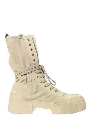 VIC MATIE V14 Roccia Suede Lace-up Boots - Neutrals