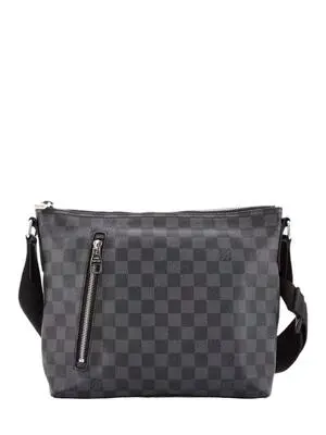 LOUIS VUITTON Damier Graphite Mick Messenger Bag - Black