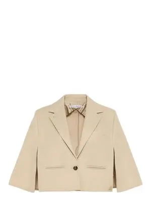MAX MARA Max Mara Water-Repellent Gabardine Cape