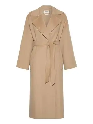 Max Mara Double Wool-blend Coat - Camel