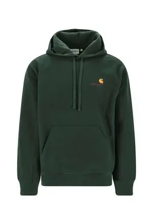 Carhartt Work In Progress American Script" Zip Hoodie - Gray