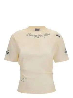 Balenciaga BALENCIAGA Crewneck T-Shirt With Graphic Print Multicolor