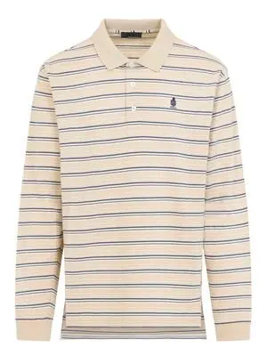 Prada Striped Piqué Polo - Multicolor