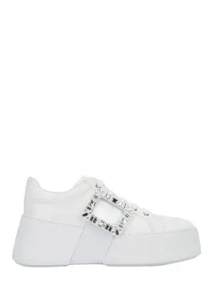 ROGER VIVIER Viv Skate High Strass Sneakers - Multicolor