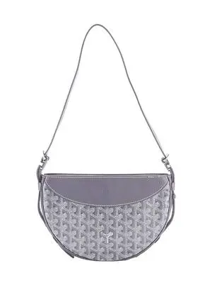Goyard Hirondelle Shoulder Bag Coated Canvas And Leather Gray
