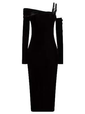 Versace Midi Dress - Black