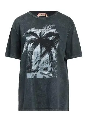 N°21 Cotton Printed T-shirt - Grey