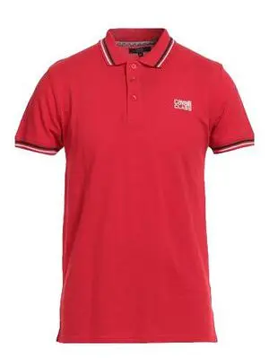 Roberto Cavalli Polo Shirt Size Cotton - Red