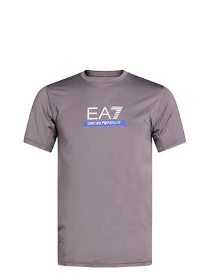 EA7 Crewneck Short Sleeve T-shirt - Grey