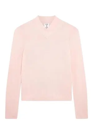 Casablanca Merino Wool Cowl Neck Top - Multicolor