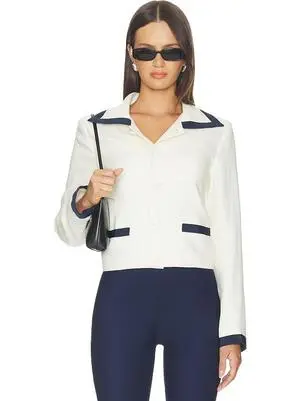 FRAME The Cabana Jacket - Cream Multi