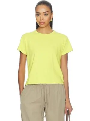 LESET The Margo Tee - Chartreuse
