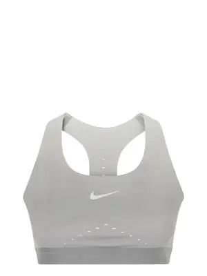 Nike Isamaya Ffrench Airswift Perforated Dri-fit Adv Sports Bra - Silver