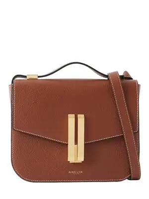 DEMELLIER The Vancouver Leather Clutch - Brown