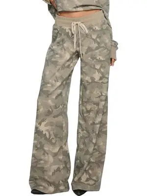 Princess Polly Dodie Wide Leg Camouflage Pants - Camo