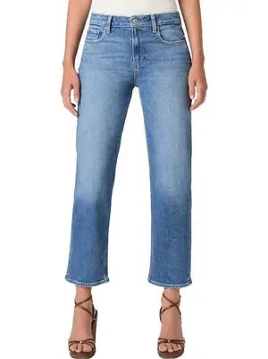 Paige Mason Mid Rise Ankle Straight Leg Jeans - Eames