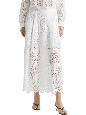 TOCCIN Stacy Midi Skirt - Optic