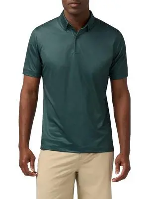 Mizzen+main Halyard Trim Fit Performance Polo - Pine Drop Shadow