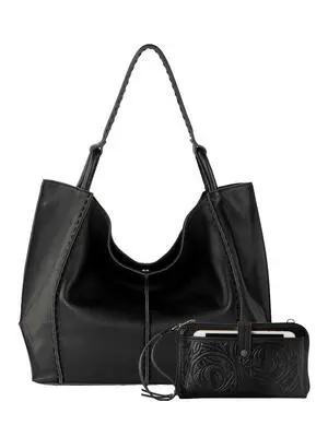 THE SAK The Sak Los Feliz Large Tote & Iris Smartphone Bundle Black