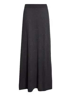 LISA YANG Adrienne Cotton & Cashmere Maxi Skirt - Eclipse