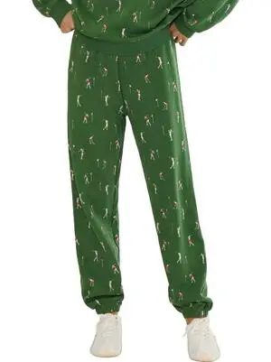 Beach Riot Nash Print Cotton Joggers - Under Par