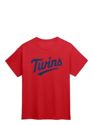 LOGO ATHLETIC Minnesota Twins Wordmark T-shirt - Red