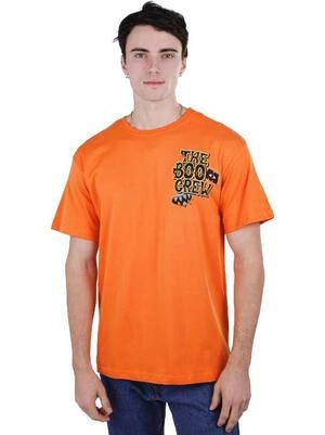 Disney Mickey Mouse "spooky" Graphic T-shirt - Monsters Boo Orange