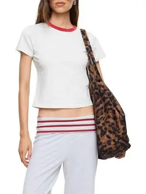 LIONESS LIONESS Clubhouse Cotton Ringer T-Shirt