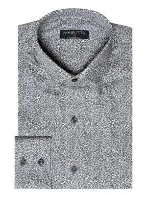 MASUTTO Bogota Print Button-up Long Sleeve Shirt - Multicolor