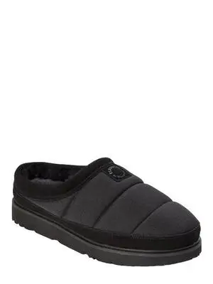 DEARFOAMS Nylon Sport Clog With Genuine Australian Shearling Lining - Black