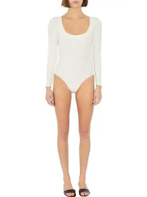 THE PARK Maranda Bodysuit - Vanilla