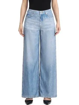 BAYEAS High Waist Wide Leg Jeans - Flowing Clouds