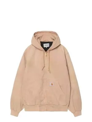 Carhartt Work In Progress Carhartt WIP Beige Canvas Textured Hooded Jacket Neutrals