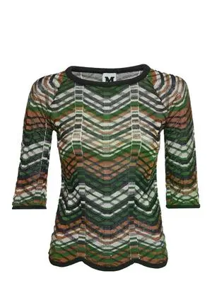 Missoni Scalloped Sweater - Black