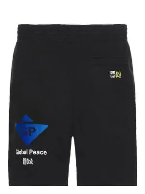 Givenchy X Bstroy Embroidered Track Shorts - Black