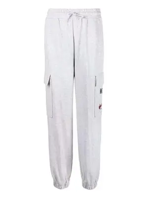 Moschino Teddy Bear Organic Cotton Track Pants - Grey