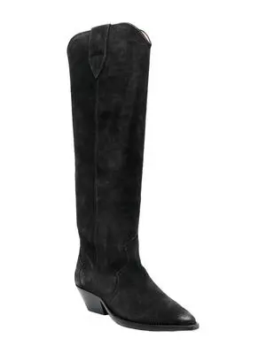 Isabel Marant Étoile Denvee Suede Boots - Black