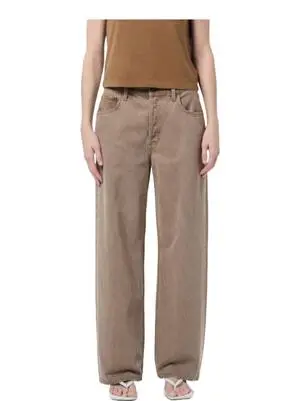 AGOLDE Low Slung Baggy Straight-leg Jeans - Brown