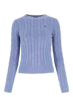 Polo Ralph Lauren Pony Embroidered Crewneck Jumper - Blue