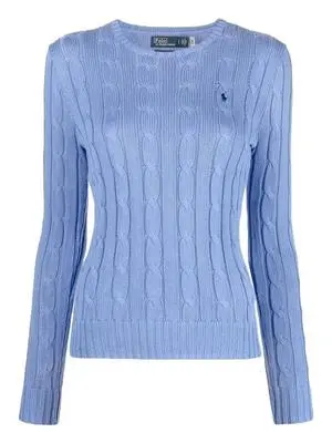 Polo Ralph Lauren Pony Embroidered Crewneck Jumper - Blue