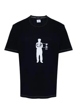 C.P. COMPANY Short-sleeved T-shirt - Blue