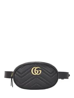 Gucci Gg Marmont Belt Bag - Black