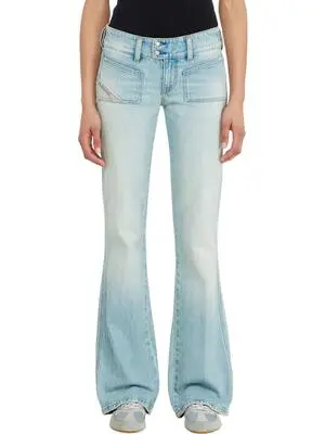 DIESEL® Bootcut Low Waist Jeans - Blue