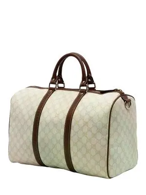 Gucci Large Gg Supreme Joy Boston Bag - Brown