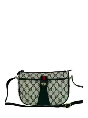 Gucci Gg Supreme Web Crossbody Bag - Neutrals