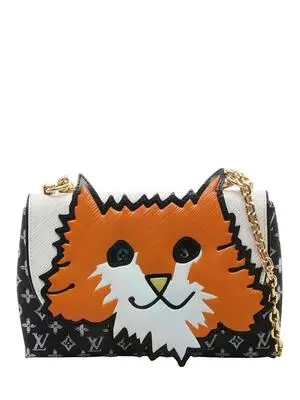 LOUIS VUITTON Louis Vuitton 2018 Epi Catogram Pochette Shoulder Bag Black