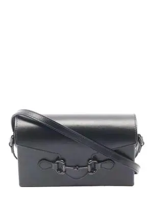 Gucci 1955 Horsebit Shoulder Bag - Black