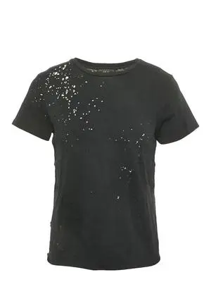 Amiri Shotgun Cotton T-shirt - Black